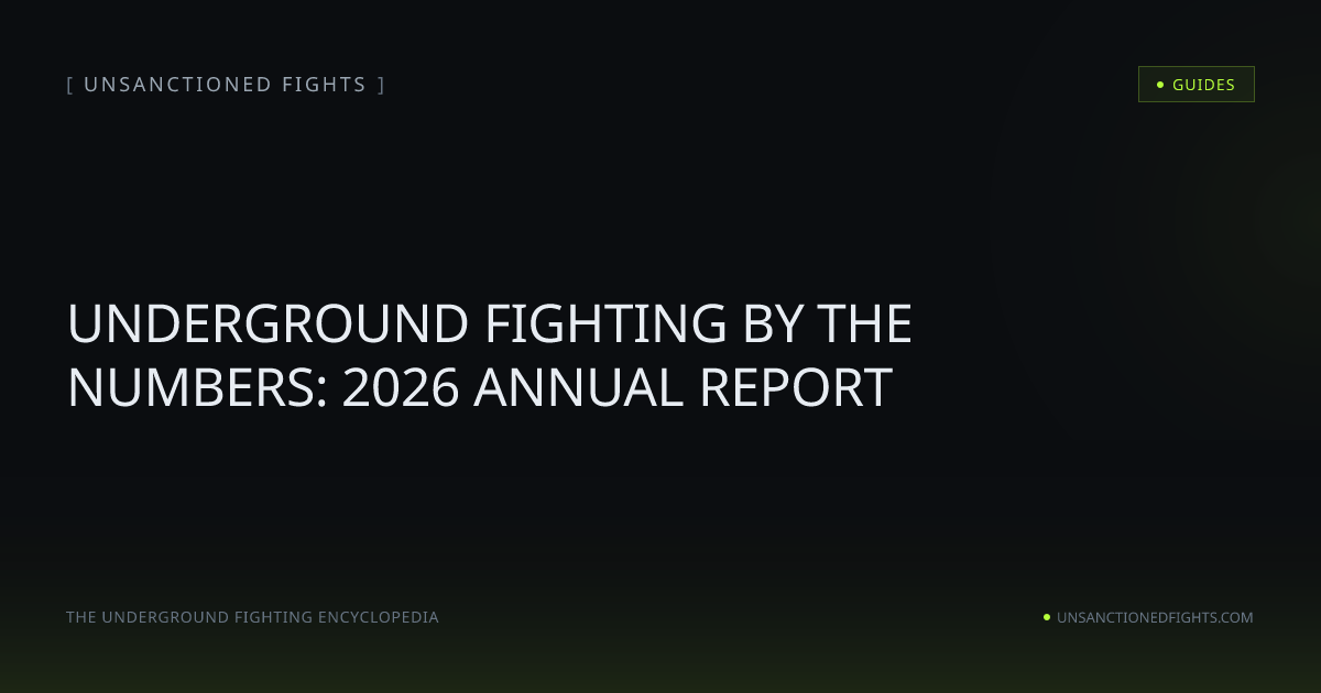 Underground Fighting 2026 Annual Report - Industry Data